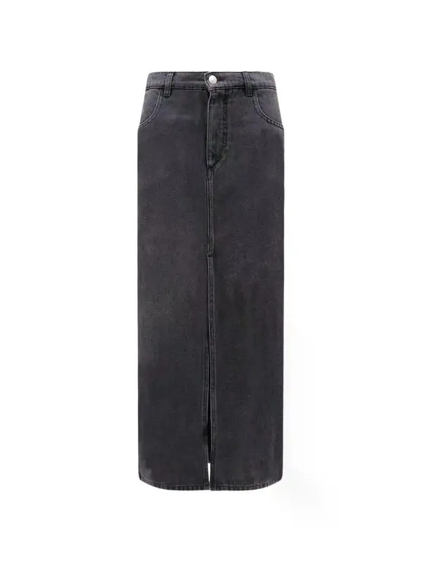 Isabel Marant Étoile Faharia Front-slit Denim Maxi Skirt