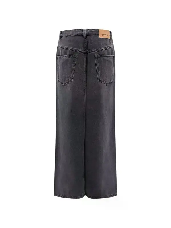 Isabel Marant Étoile Faharia Front-slit Denim Maxi Skirt