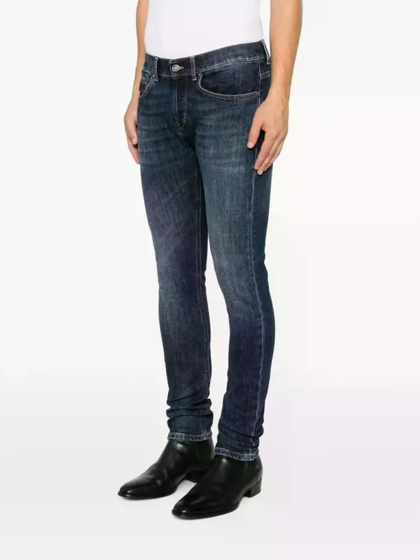 DONDUP Faded Whiskered Jeans