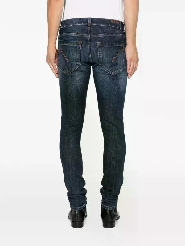 DONDUP Faded Whiskered Jeans