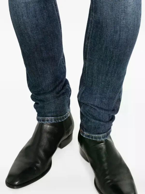 DONDUP Faded Whiskered Jeans