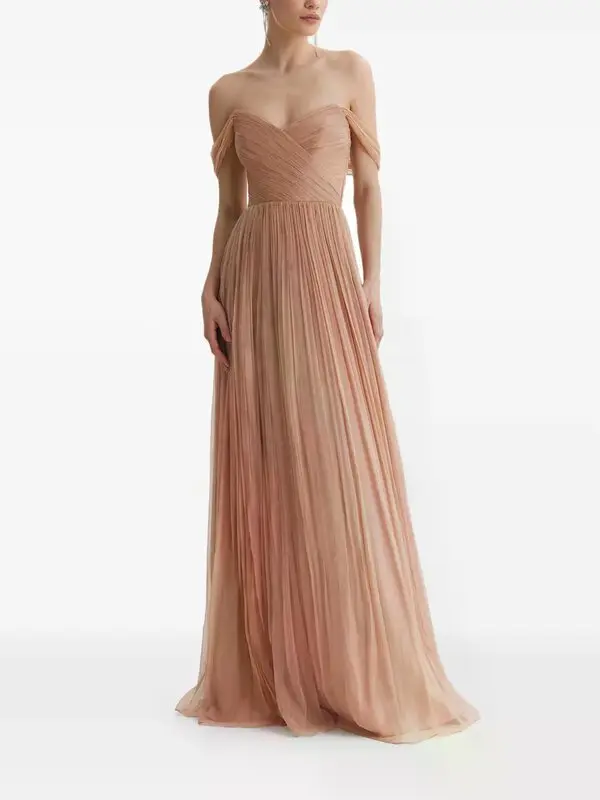 FRAMBOISE Kiros Off-shoulder Gown