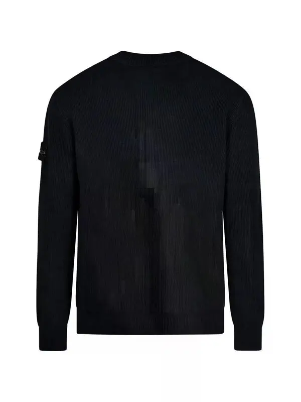 Stone Island Crew Neck Long Sleeve Sweater - Blue