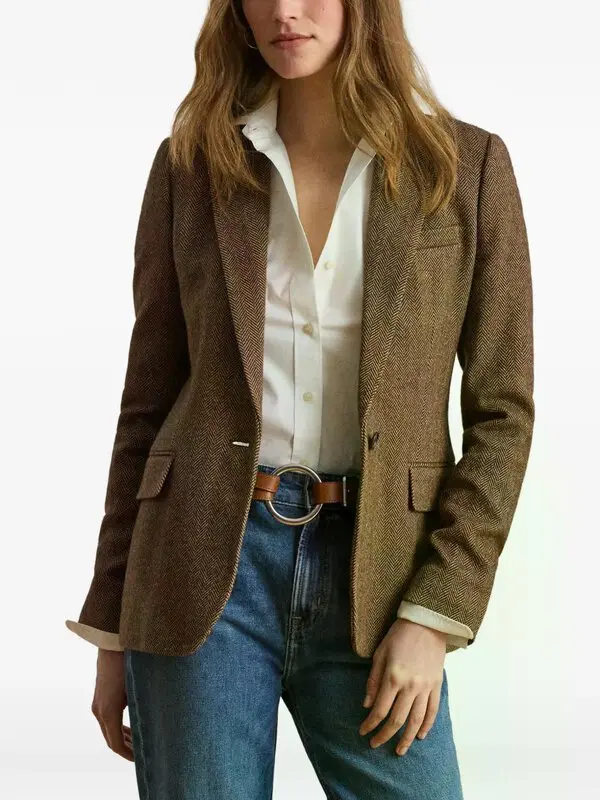 Ralph Lauren Rl67 Herringbone Blazer