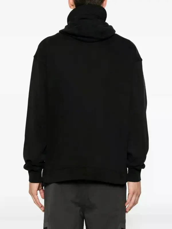 C.P. COMPANY Goggle Detail Zip-up Sweatshirt - Black