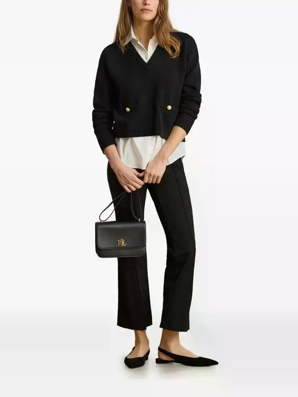 Ralph Lauren Layered Button-trim V-neck Sweater