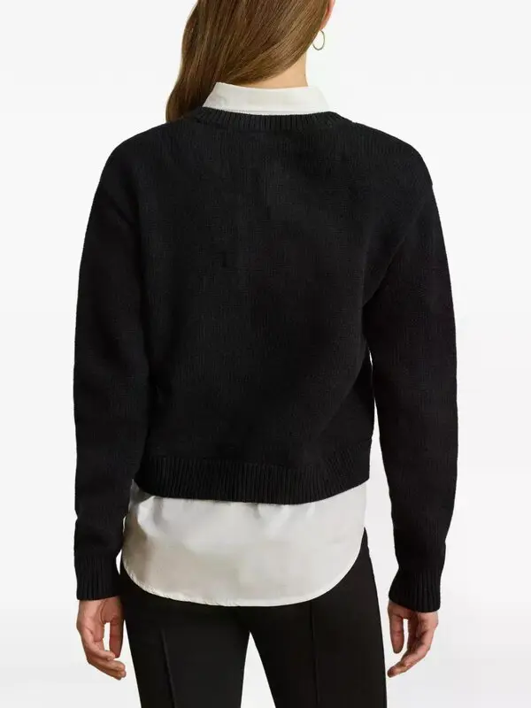 Ralph Lauren Layered Button-trim V-neck Sweater