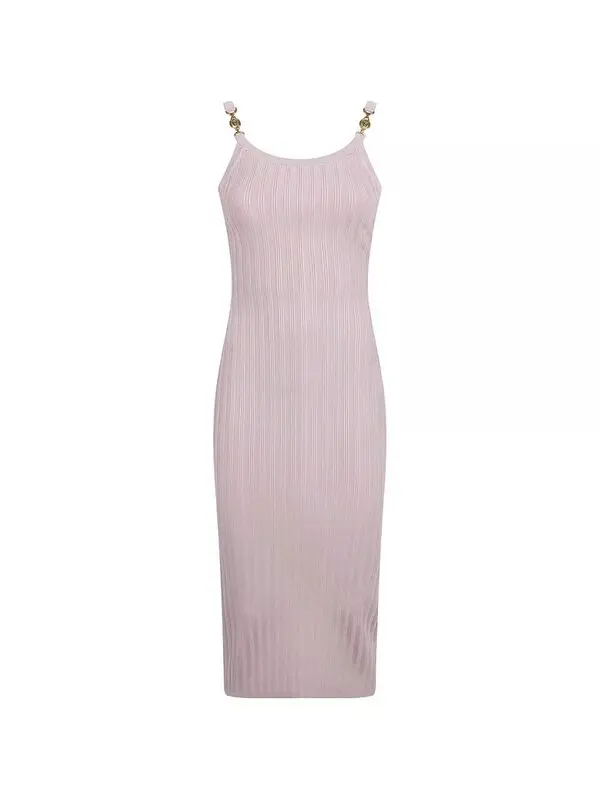 Versace Medusa '95 Ribbed Knit Midi Dress