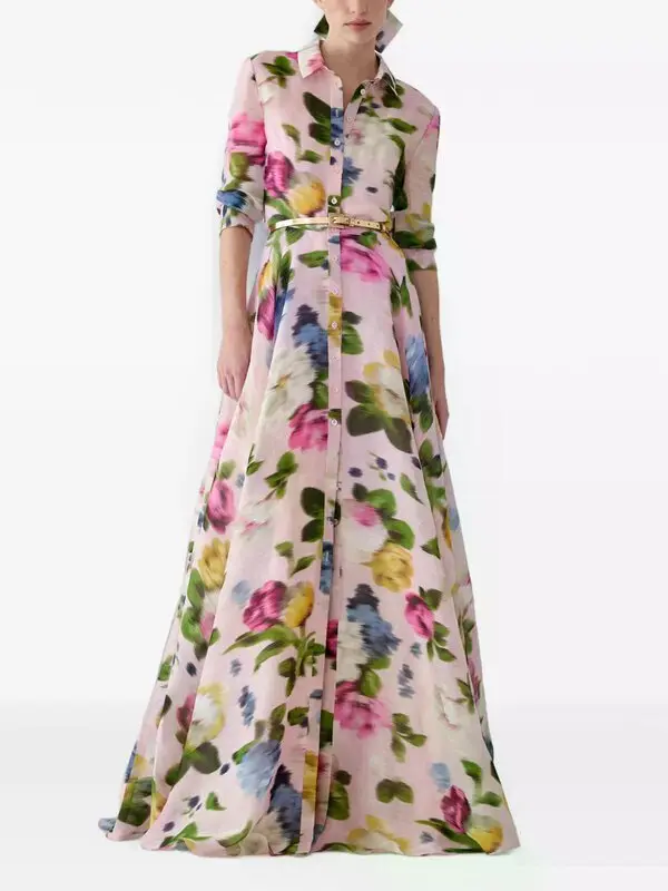 Carolina Herrera Floral-print Maxi Dress