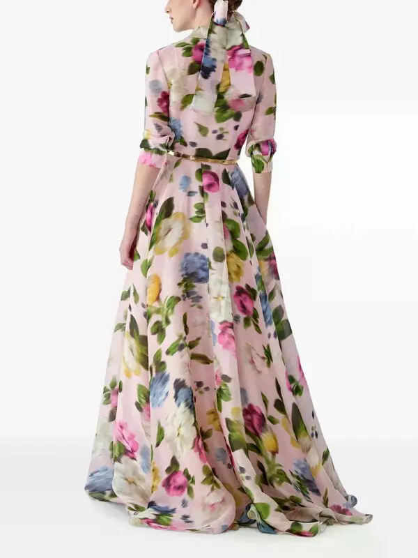Carolina Herrera Floral-print Maxi Dress