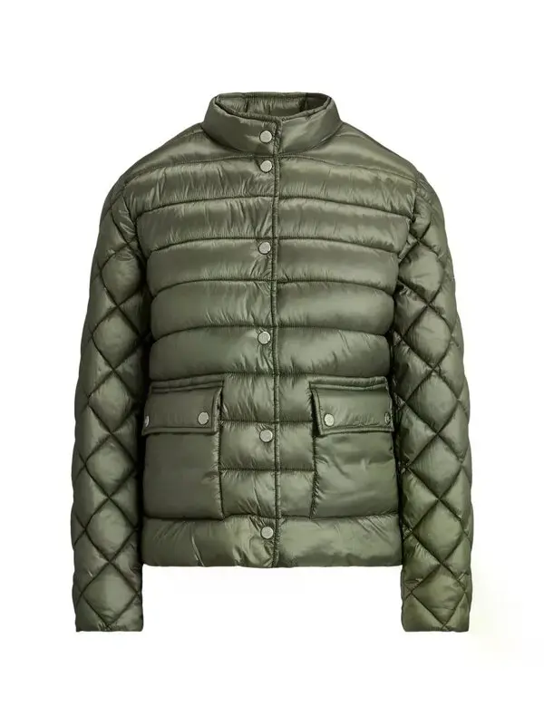 Ralph Lauren Quilted Mock-neck Jacket