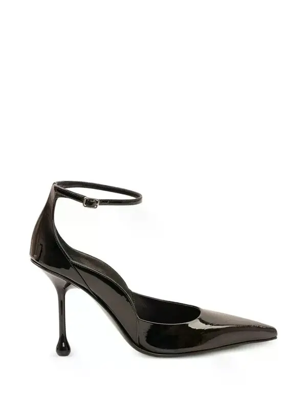JIMMY CHOO Quinci Ankle-strap Pumps - Black