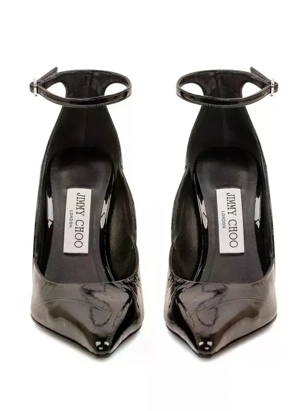 JIMMY CHOO Quinci Ankle-strap Pumps - Black