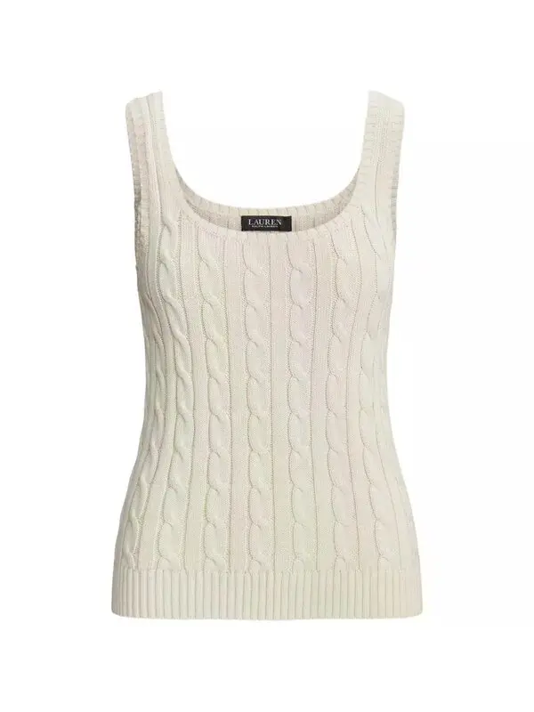 Ralph Lauren Cable-knit Sleeveless Sweater