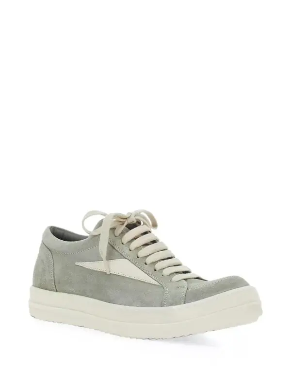 Rick Owens Suede Low-top Sneakers - Grey