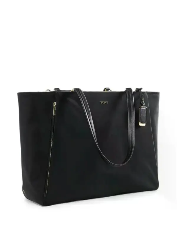 Tumi Logo-plaque Luggage-tag Tote Bag - Black