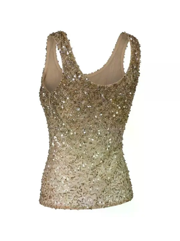 Valentino Garavani Embellished Sleeveless Top