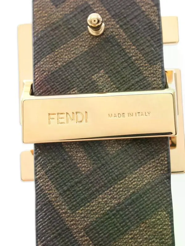 Fendi Zucca Ff Reversible Belt