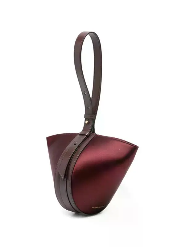 Victoria Beckham Portofino Satin Tote Bag - Red