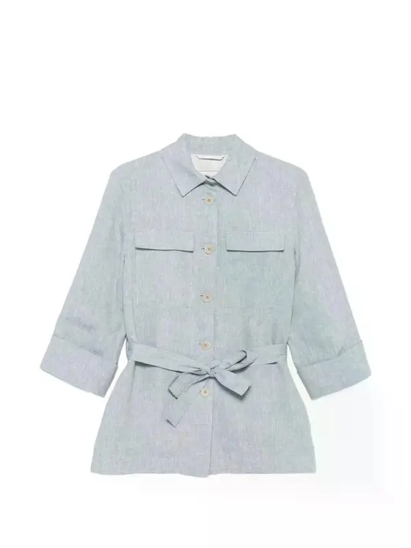 Peserico Belted Overshirt