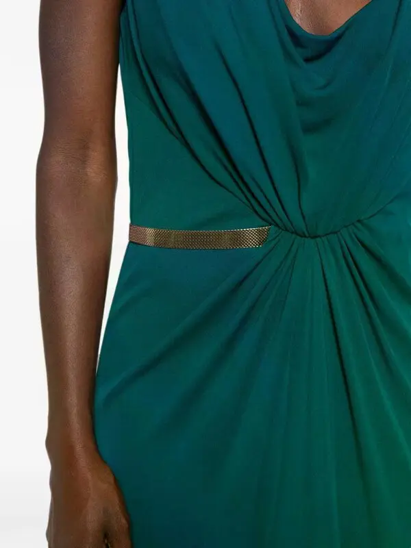 TOM FORD Asymmetrical Draped Evening Maxi Dress