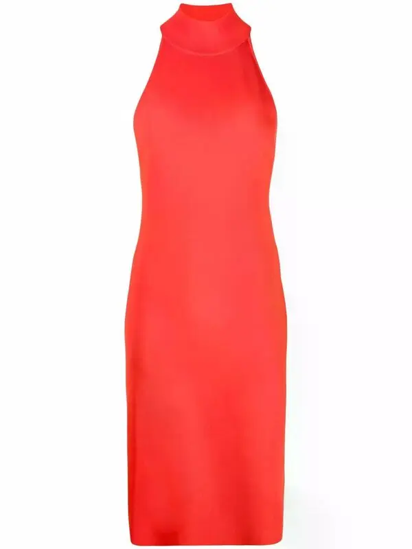 Givenchy Knitted Sleeveless High Neck Dress