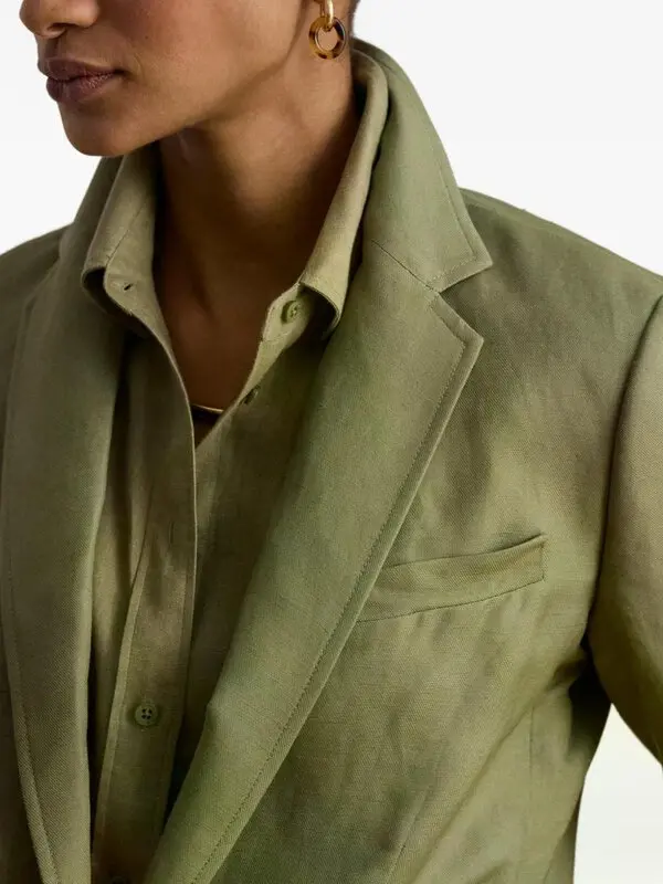 Ralph Lauren Single-button Twill Blazer
