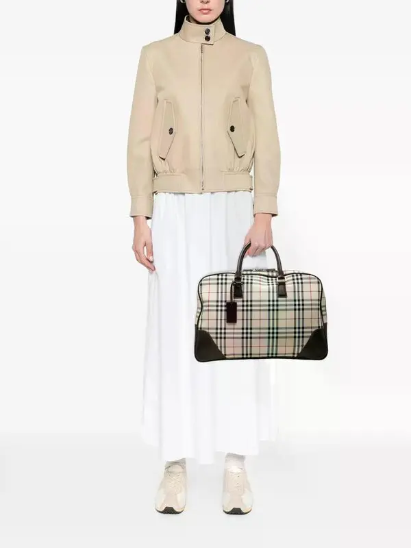 Burberry House Check Canvas Travel Bag