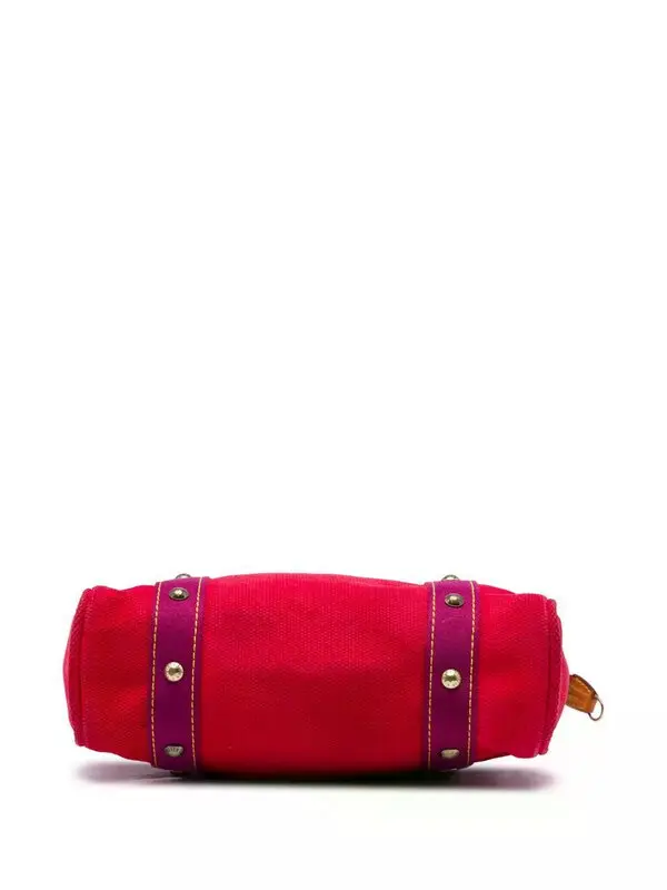 LOUIS VUITTON 2005 Antigua Cabas Mm Tote Bag - Red