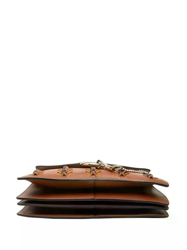 Chloé Medium Braided Leather Faye Crossbody Bag