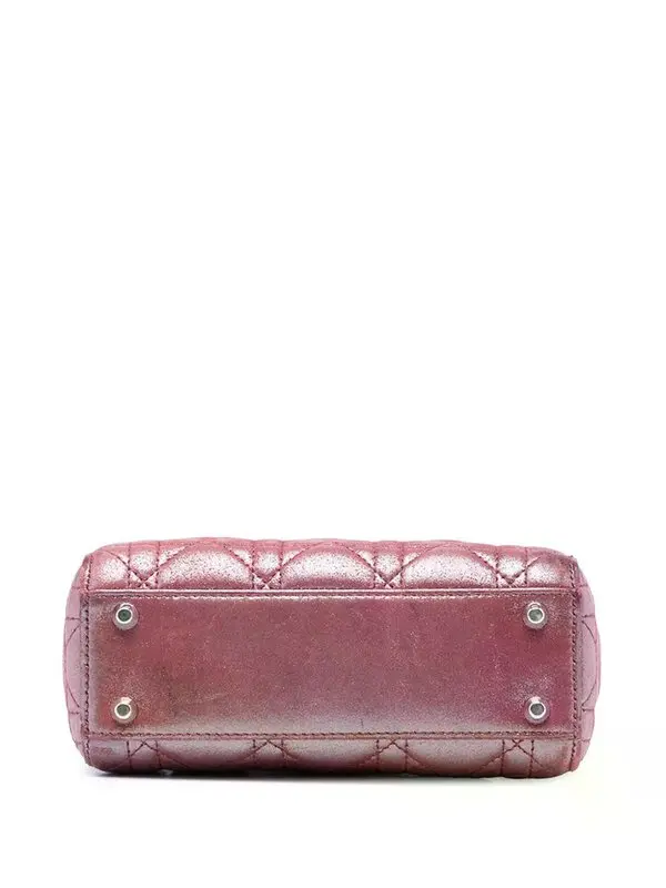 Dior Lambskin Cannage Lady Satchel - Pink