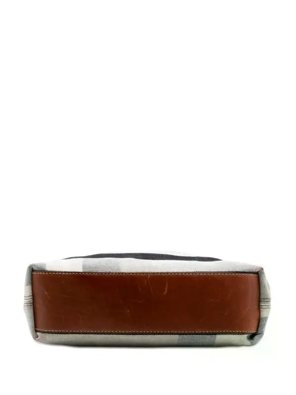 Burberry Mega Check Canvas Tottenham Brit Satchel