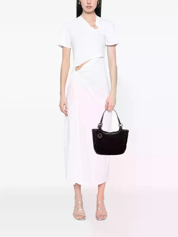 Fendi Zucca Suede Chef Tote Bag