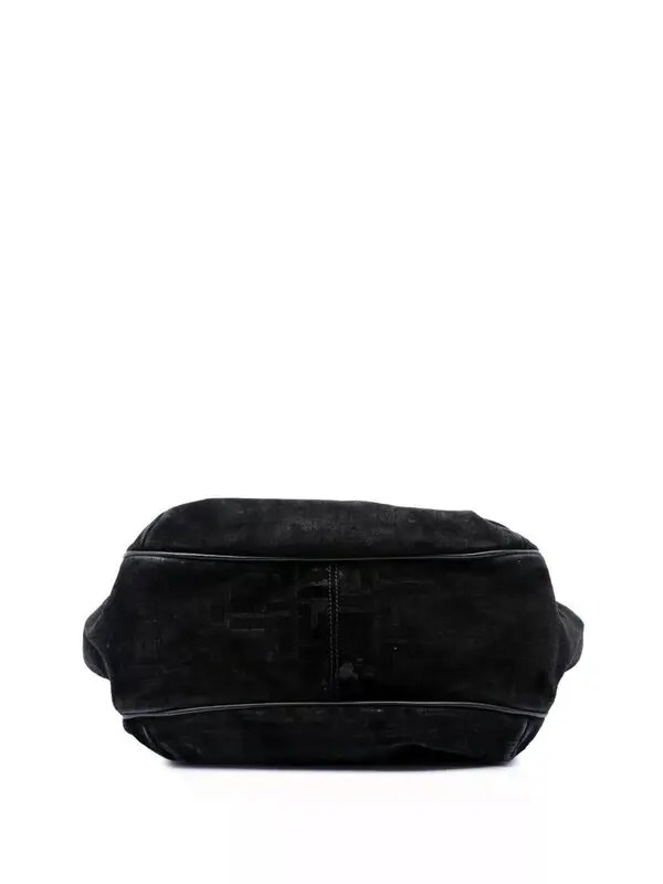 Fendi Zucca Suede Chef Tote Bag