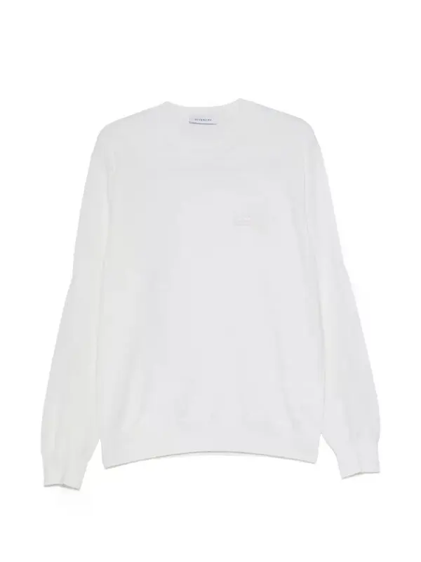 Givenchy Logo Patch Crew Neck Sweater