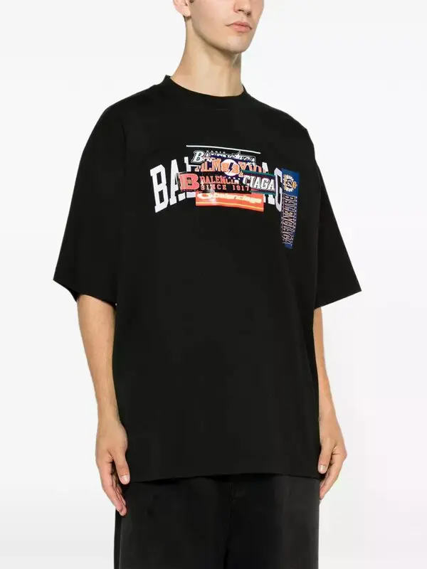 Balenciaga Graphic-print Oversized-fit T-shirt