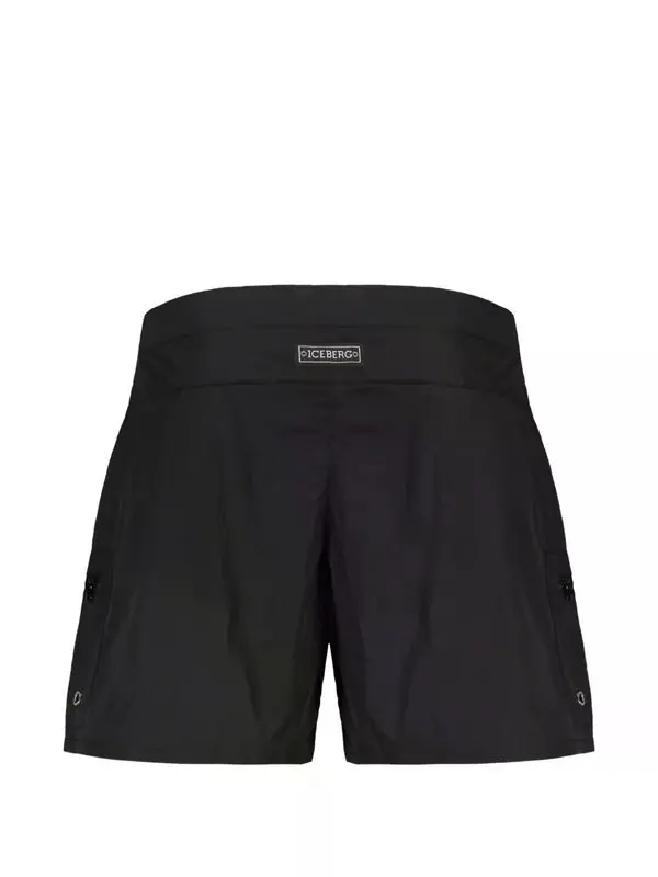 Iceberg Logo Patch Swim Shorts
