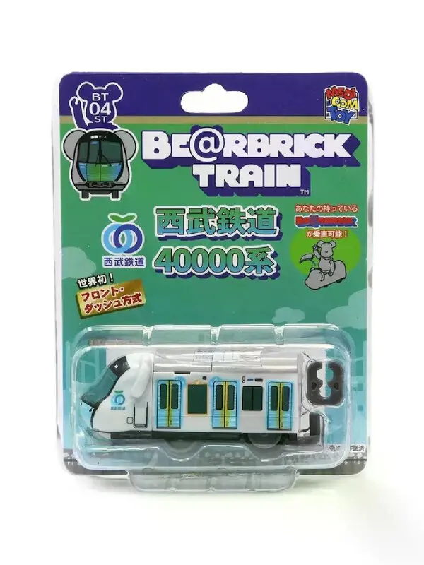 MEDICOM TOY Seibu Railway 40000 Series Be@rbrick Train Figure - White