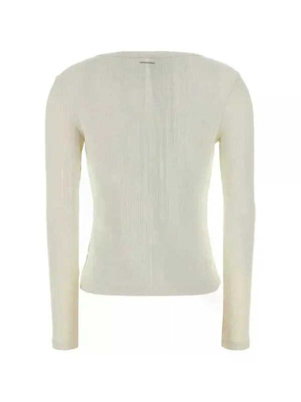 Calvin Klein Ribbed Knit Long Sleeve T-shirt