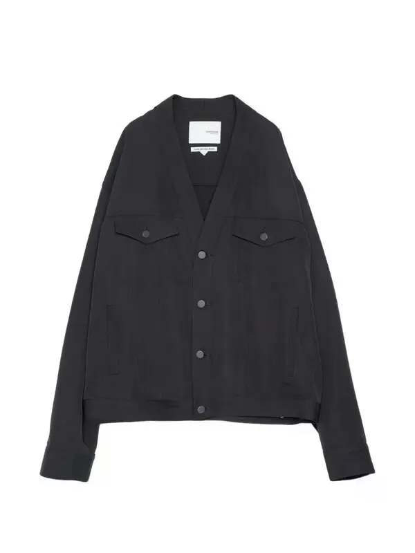 YOSHIOKUBO V-neck Button-up Jacket