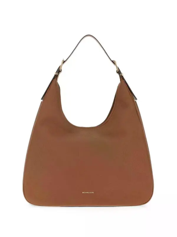 Michael Kors Nolita Grained Leather Shoulder Bag - Neutrals