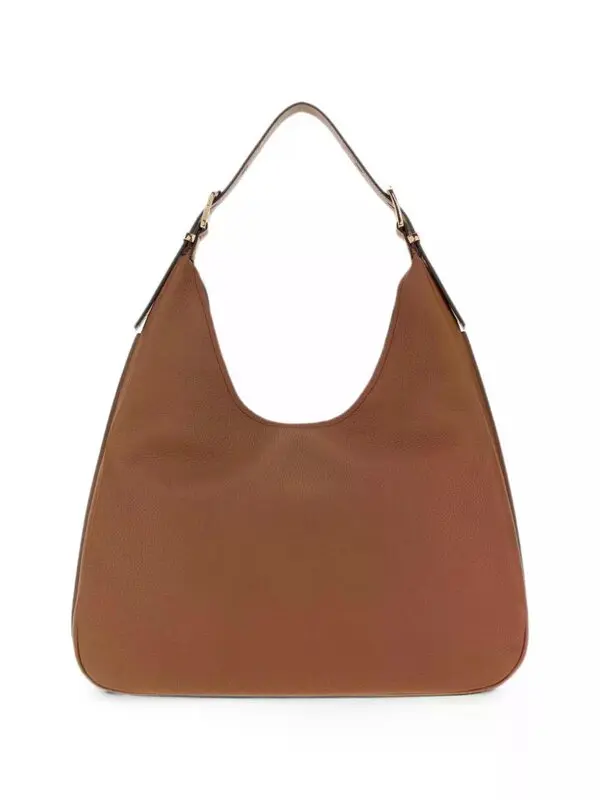 Michael Kors Nolita Grained Leather Shoulder Bag - Neutrals