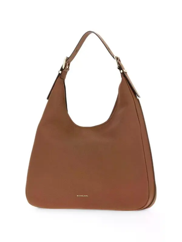 Michael Kors Nolita Grained Leather Shoulder Bag - Neutrals