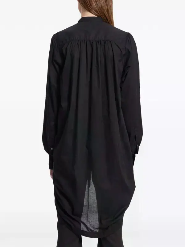 ANN DEMEULEMEESTER Pintuck Detail Pleated Shirt