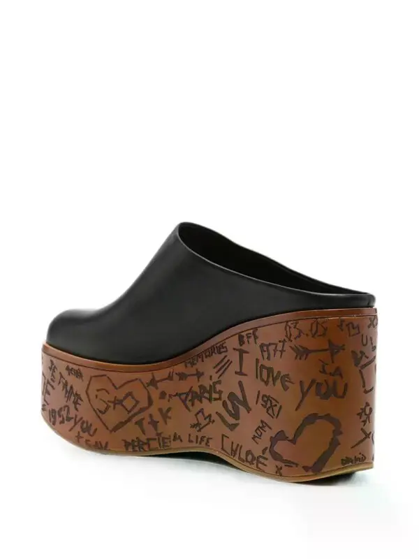 Chloé Maxime Platform Mules