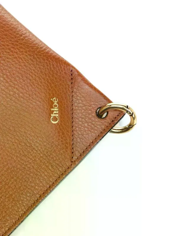 Chloé Spin Leather Clutch Bag