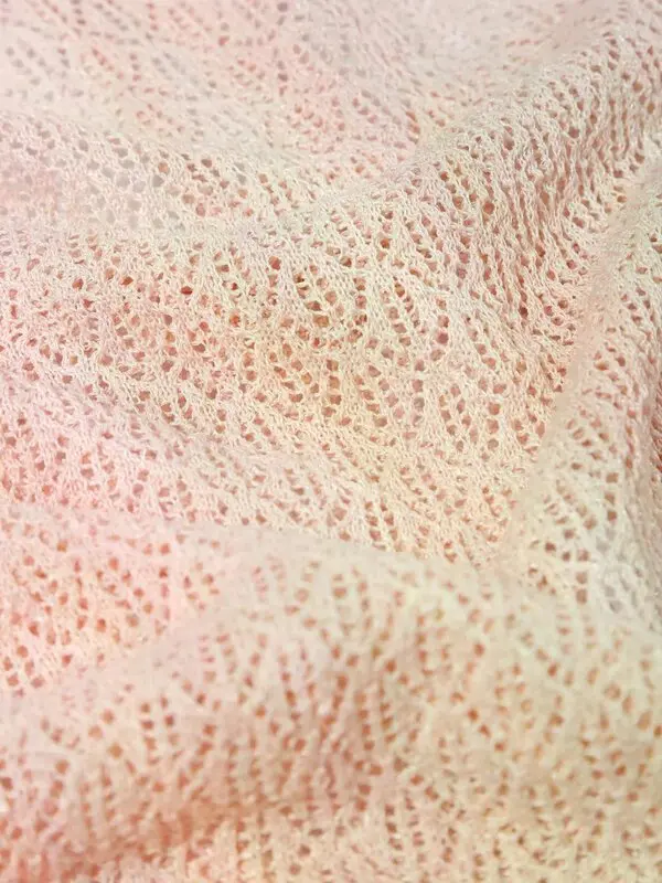 GANNI Pointelle-knit Tank Top - Pink