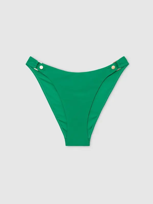 REISS Sandy Stud-detail Bikini Bottoms