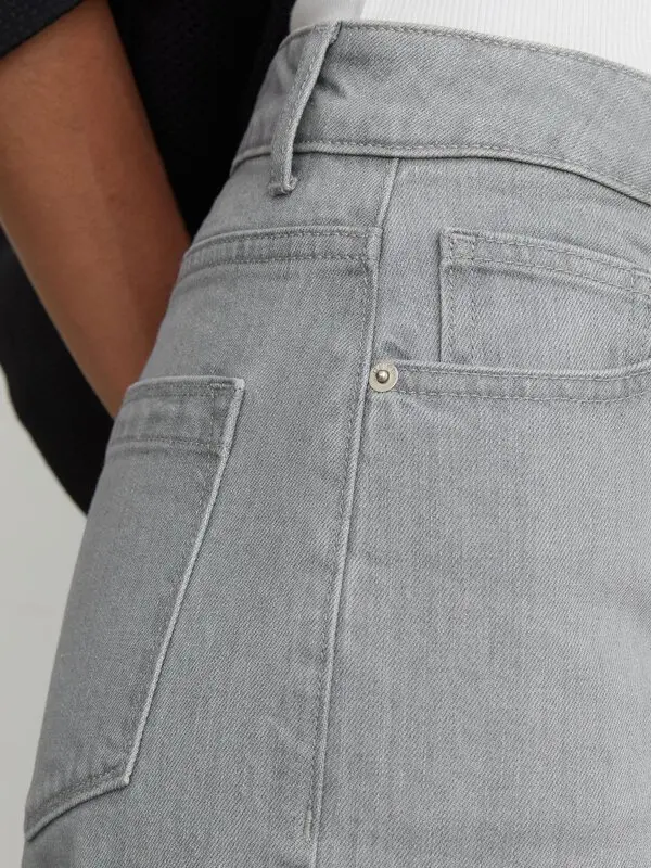 REISS Selin Mid-rise Straight-leg Jeans - Grey
