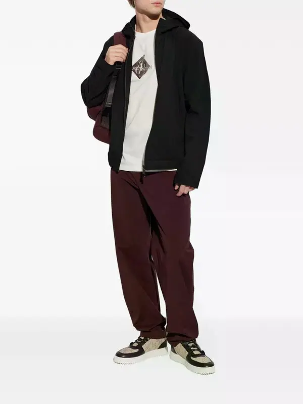 Emporio Armani Loose-fit Pleated Trousers